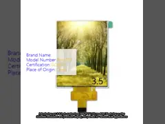 China Customized IPS LCD Display 3.5 Inch TFT LCD Display Screen 320x480 Resolution for sale