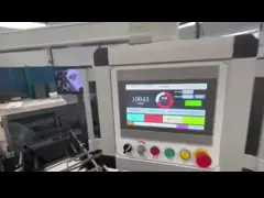 China JIGUO TC-1250Q Full Servo Intrlligent Corner Cutting and Line Pressing Window Machine,Film Sheet Thickness (mm):0.03-0.3mm,V Cutting Max. Working Speed:15000+ s/h (Corner cutting&creasing jobs) for sale