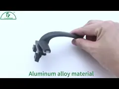 Casement Seven Shape Lockable Window Door Handle Zinc Alloy Construction