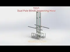 China Double Working Position Electric Blinds Roller zebra Curtains test Lift Machine Blinds Inspection Hoist Machine Shutter Lift Machine for sale