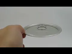 Aluminum Can Lids with Logo Printing and 0.3mm Thickness Silver Color for Products