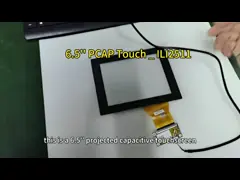China 6.5" ILITEK Touch Controller Anti-glare Capacitive Touch Screen with USB Touch Controller for sale