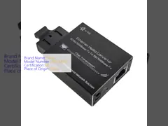 Micro type 10/100/1000Base-Tx to 100/1000Base-Fx Ethernet Media Converter