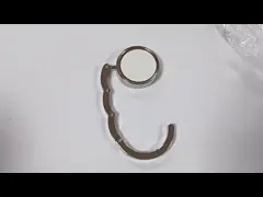 China Diy Photo Print Bag Hooks Dye Heat Transfer Print Sublimation Blank Metal Hook Bag Hanger For Table for sale