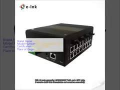 Industrial 16-port 10/100/1000T 802.3at PoE + 4-port 100/1000X SFP Managed Ethernet Switch