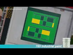 Granules Basketball Floor Coating 13mm Tennis Court Floor Paint Rubber