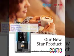 Macchina vending da caffè da fagiolo a tazza personalizzabile con funzionalità high-tech per una migliore esperienza utente