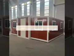 China Modern Expandable Prefab Home 18.5 sqm Steel Frame Customizable for sale