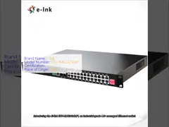 Industrial L2+ Rackmount 24-Port 10/100/1000T 802.3at PoE + 4-Port 1000X SFP Managed Ethernet Switch