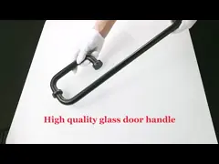 TK-C041 black glass door handle