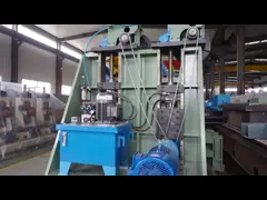 PLC Control ERW Steel Pipe Making Machine 25-76mm OD