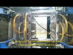 China 24/410 Hot Runner Injection Mould 24cavity Screw Cap Mould For Package for sale