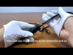 22mm OD 電気とUSBの組み合わせ スリップリング フレンズマウント