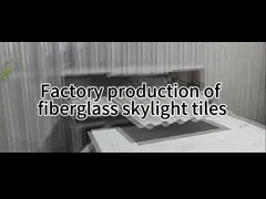 Manufacturer produces fiberglass lighting tiles
