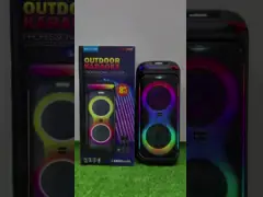 China 8-inch Woofer Portable Party Speaker with LED Lighting and Bluetooth Connectivity for Non-Stop Party Entertainment and Fun for sale