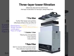 China 200W Double Solder Fume Extractor Powerful Strong Suction Smoke Absorber For Soldering PCBs for sale