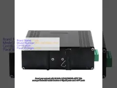 Interruttore Ethernet gestito SFP a 8 porte industriali 10/100/1000T + 2 porte 1000X