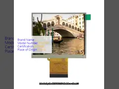 3.5 Inch 320*480 Resolution MCU Interface 300 Nits  LCD Module China Manufacturer