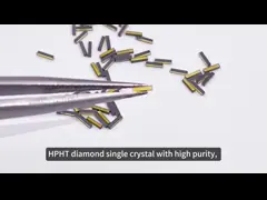 1-7mm MCD Diamant Logs Single Crystal Synthetic Diamond Per attrezzi da vestiario