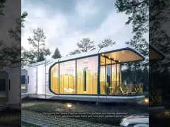 Portable Space Capsule House with 8 Ton Capacity and Steel Frame