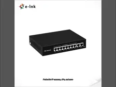 8-port 10/100BASE-T PoE and 2-port 100BASE-T Uplink Ethernet Switch