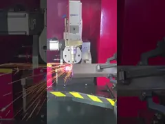 China 5000-10000kg Metal Tube Laser Cutter with 6m-12m Length Range for sale