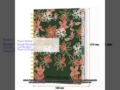 China Effortlessly Record Your Thoughts with White Journal Book Printing and Spiral Binding for sale