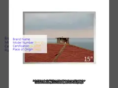 12.1 Inch IPS Display Panel 1280x800 HD LCD Display 500nits LVDS Industrial