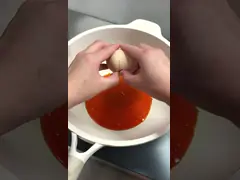 Cooking the Anhui wide noodles with shrimp paste