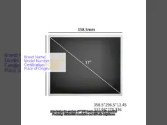 1920x1080 Resolution Full HD LCD Display 12.8 Inch Touch Screen LCD Display Module Medical