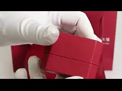 China Red Leatherette Octagon Ring Box Velvet Jewelry Packaging for sale