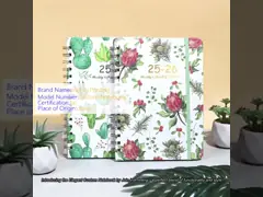 Elegant Custom Notebook with Embossed Design Technique and Elegant Style Feature