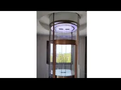 China Elegant Circular Glass Elevator | High-Rise Residential Lift for sale
