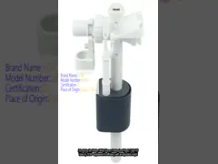 China Modern White Xiamen Professional Plastic European Types Toilet Fill Valve Cistern Fitting for sale