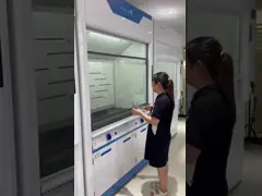 China Anti Corrosion FRP Fume Hood , Horizontal Laminar Flow Laboratory Exhaust Hood for sale