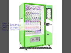 China Snacks / Beverages Vending Machine Self Service Food Vending Machines Kiosk Special Customized for sale