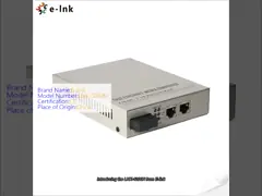 1 Fiber Port+ 2 UTP Ports 10/100M Media Converter with Buit-in PSU