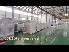 China Custom Stainless Steel Water Storage Tank 125L-1.5M Capacity with 1-3mm Panel Thickness for Industrial Applications for sale