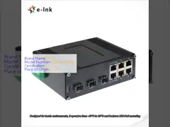 Industrial 6-Port 10/100T 802.3af/at PoE + 3-Port 100BASE-FX Ethernet Switch