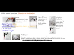 Учебная станция роботов KR6 R700 предоставляет учебную платформу для автоматической промышленности