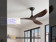 China Wholesale  52-Inch Modern Aesthetic Reversible Airflow Ceiling Fan 6-Speed Adjustable Inverter DC Motor Energy-Saving AC Remote-Controlled for sale