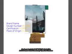 Custom Industrial 3 Inch  Tft Lcd Display Screen 480*854 Resolution IPS Monitor Module