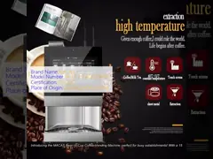 Serve a Variety of Specialty Coffees Quickly with Macas Bean To Cup Coffee Vending Machine for Busy Establishments
