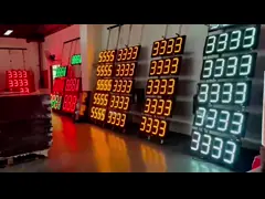 China Red Gas Station LED Price Display Single Line LED Fuel Price Signs For Thailand Gas Station for sale