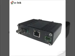 Mini Industrial 10BASE-T to 10BASE-FL Ethernet Media Converter