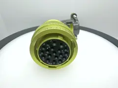 China ZH23 Series Circular Electrical Connector Anodized Aluminum Shell for Industrial Applications。ZH23-19/24P-8-B with Elbow Cable Clamp. for sale