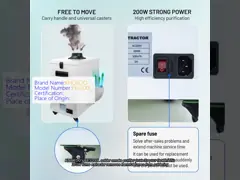 China Solder Smoke Purifier Industrial Laser Marking Fume Extractor Welding Dust Collector Equipment for sale