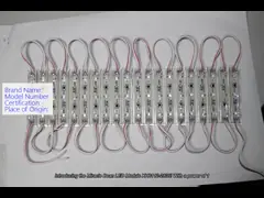 led module6112-2835 power 1.2W LM150-165LM angle 160 IP65  with the light  box displaying the different luminous characters