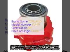 Swivels Wash Pipe Packing Assembly Varco API Oilfield Drilling Rig Spare Parts