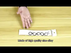 Sublimation Square Charm Bracelet Blanks Jewelry Charms Bracelets